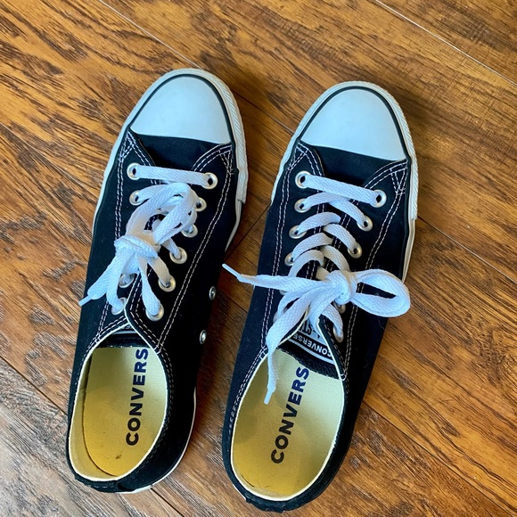 Converse | Shoes | Converse Low Rise Chuck Taylor All Stars Black ...